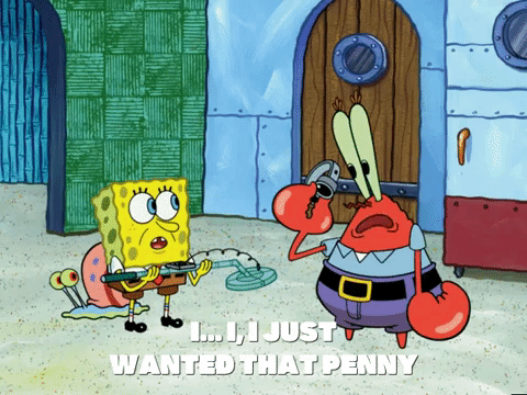Season 6 Penny Foolish GIF by SpongeBob SquarePants - Find & Share on GIPHY