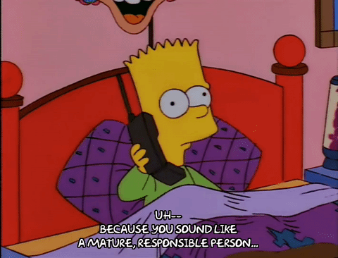 Scared Bart Simpson GIF - Find & Share on GIPHY