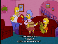 Homer Simpson Hide GIFs - Find & Share on GIPHY