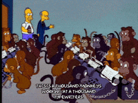 Monkey Typewriter Simpsons