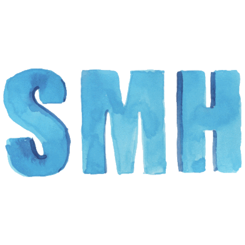 Watercolor Smh Sticker by leeamerica for iOS & Android | GIPHY
