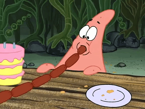 Spongebob Eating Gif