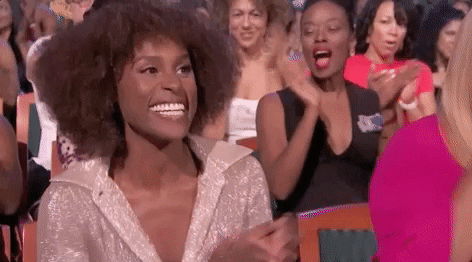 Issa Rae Joy GIF by Black Girls Rock - Find & Share on GIPHY