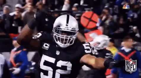 Excited Oakland Raiders GIF by NFL - Find & Share on GIPHY