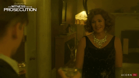 Witness For The Prosecution Flapper GIF by Acorn TV - Find & Share on GIPHY