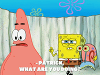 Patrick Star Shocked Face Gif
