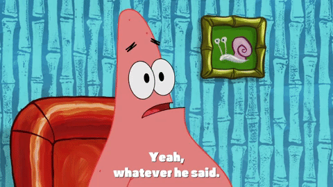 Patrick Thinking Gif