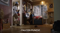 Falcon Punches Collide Gif