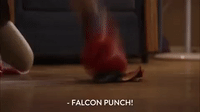 Falcon Punches Collide Gif