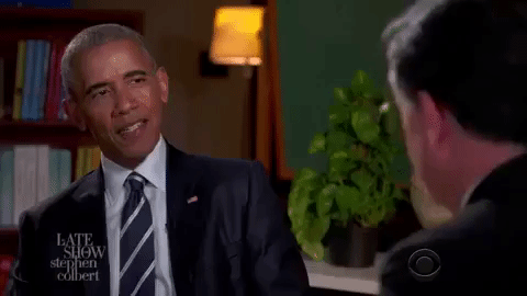 Obama Laughing Animated Gif