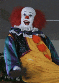 Pennywise The Clown Waving Gif