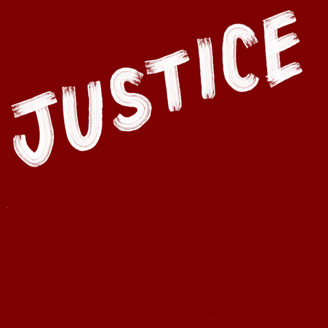 The Word Justice In Cursive