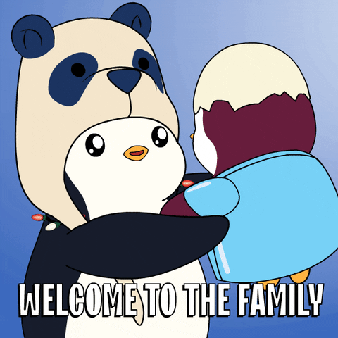 Baby Hello GIF by Pudgy Penguins - Find & Share on GIPHY