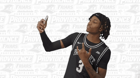 Selfie Pose GIF by Providence Friars - Find & Share on GIPHY