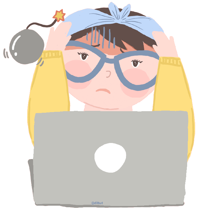 Angry Do Not Disturb Sticker by Dita W. Yolashasanti for iOS & Android ...