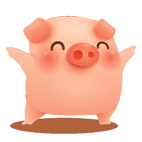 Cute Dancing Pig