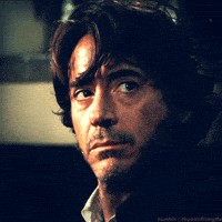 Robert Downey Jr Rolling Eyes Gif