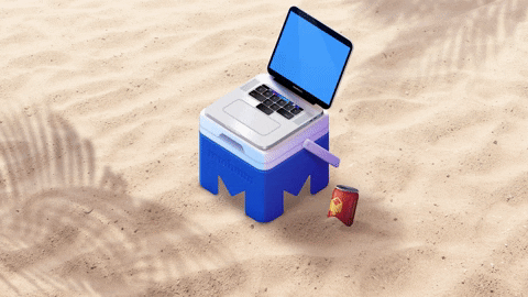 Out Of Office Beach GIF by mmhmmsocial - Find & Share on GIPHY
