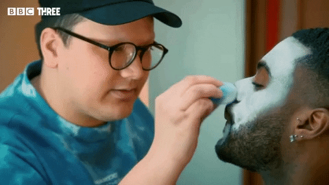 Glow Up Make-Up GIF by BBC Three - Find & Share on GIPHY